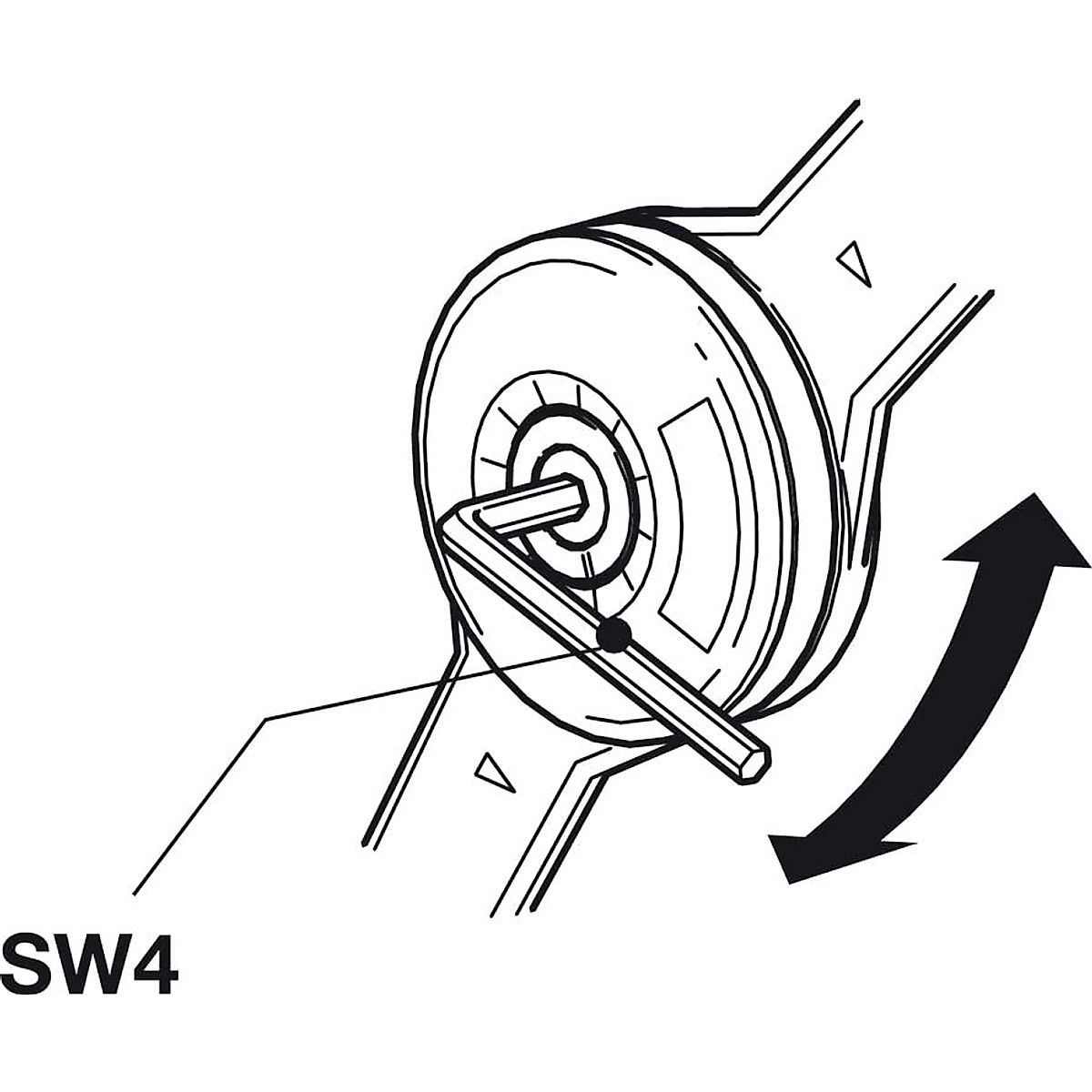 Flap Stay Hamper Kit, For Slanted Laundry Hamper, With adjustable spring force Nickel-Plated