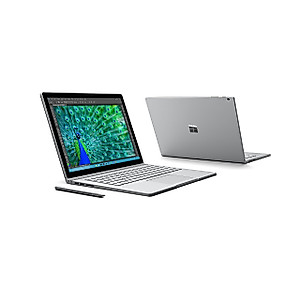 Microsoft 13.5" Touchscreen Surface Book - QWERTY UK (Intel Core i7, 8GB RAM, 256GB SSD, Windows 10 Pro) - International Version with No Warranty (Silver)