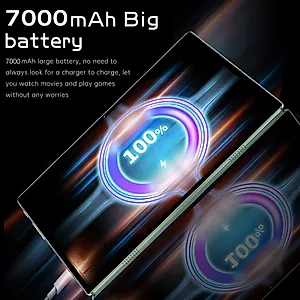 DAUERHAFT 10.1 Inch Tablet Dual Speakers Dual Camera Support 100-240V Fast Charging 8GB 256GB Tablet for Android 12 for Home (US Plug)