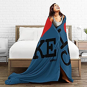 I Love Coke by WAM Flannel Fleece Throw Blankets for Bed Sofa Living Room Soft Blanket Warm Cozy Fluffy Throw Plush Blanket