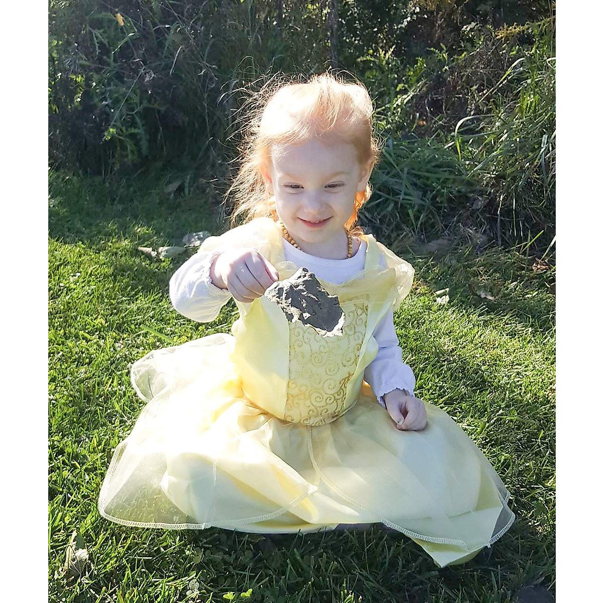 VGOFUN Princess Dresses for Girls Princess Costume Dresses 3 pcs Dress up Clothes Pretend Play for Little Girls Ages 3-6