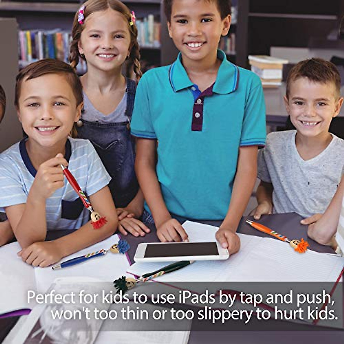 Stylus Pens for Touch Screens, StylusHome 6 Pieces Capacitive Stylus Kids for iPad iPhone Tablets Samsung Galaxy All Universal Touch Screen Devices