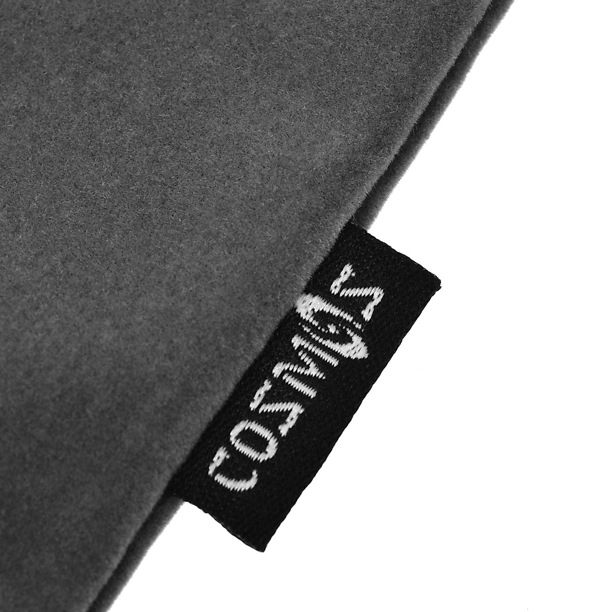 Cosmos Set of 5 Premium Gray Travel Carry Drawstring Headphones Pouch Bag (Gray Color)