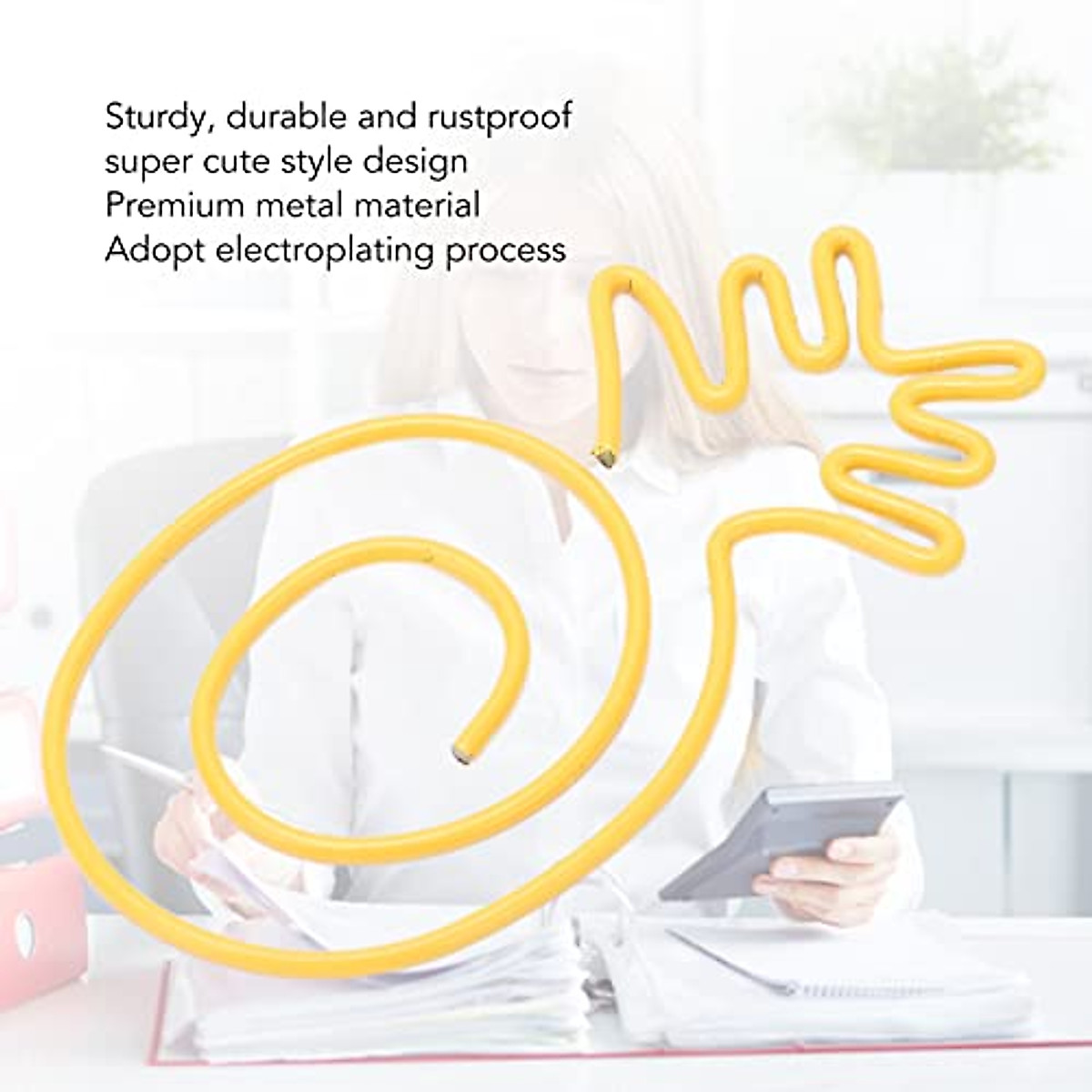 HERCHR 100Pcs Gold Cute Paper Clips, Pineapple Shaped Small Paperclips Bookmark Clips for Office School Supplies Wedding Invitations Crafts Scrapbooking