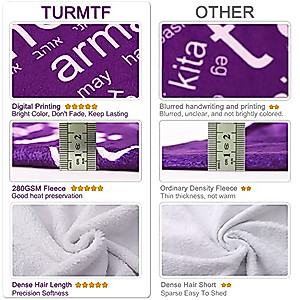 TURMTF I Love You Blanket 100 Languages Love, Throw Blanket for Couch Bed, Best Gifts for Her Him, Christmas Day Anniversary Birthday Gifts for Women Men