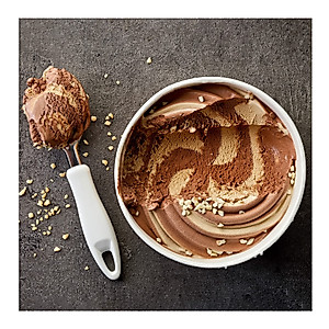 ChefWave Reusable Ice Cream Containers - Set of 2 Leak Proof Silicone Tubs with Lids for Freezer Storage - Perfect for Storing Homemade Ice Cream, Sorbet or Gelato