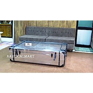 NauticalMart Coffee Table Trunk Home Decor Furniture