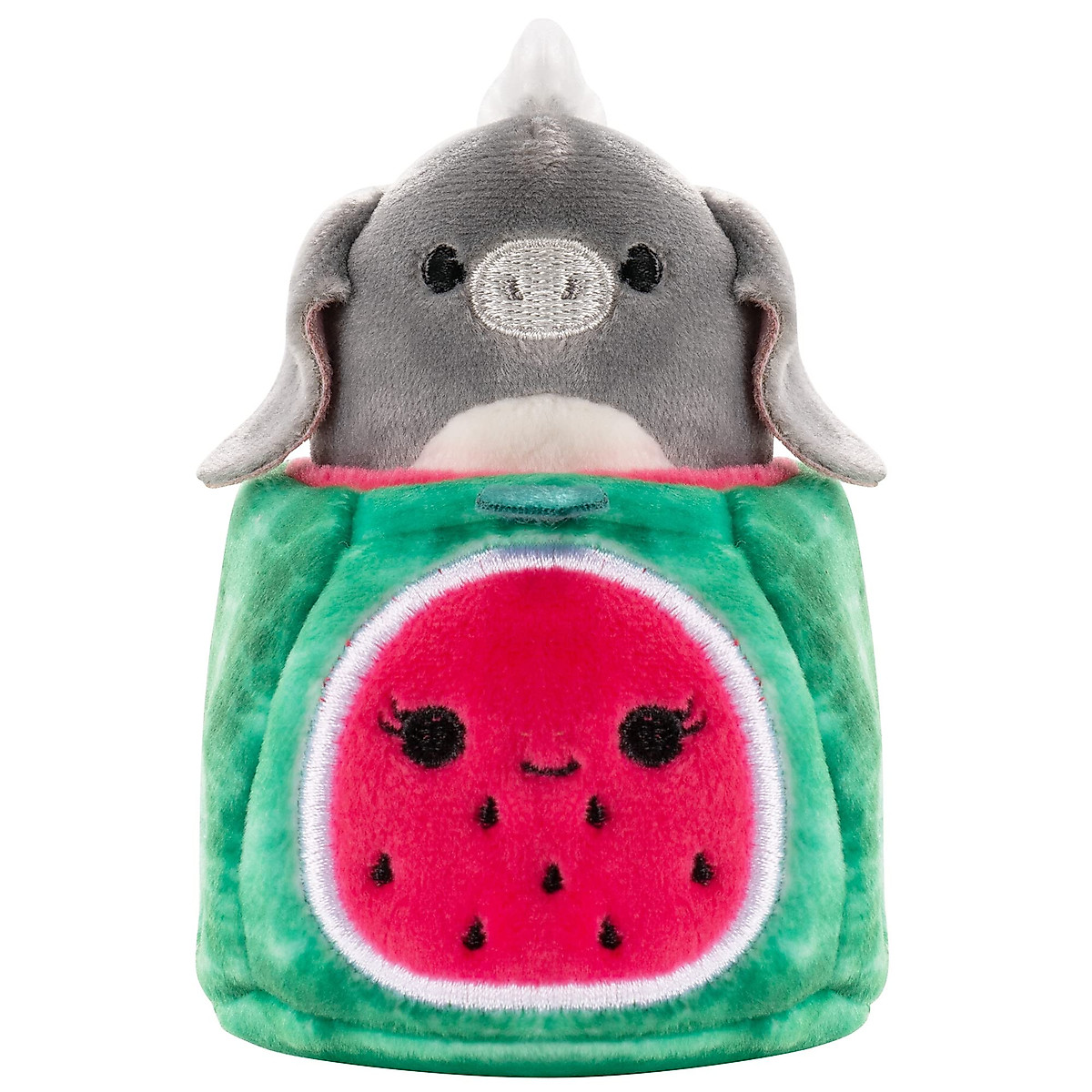 Squishville by Original Squishmallows - Four 2-Inch Squishmallows Plush and Bug-Mobiles Vehicles - Toys for Kids