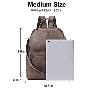 CLUCI Backpack Purse for Women Leather Fashion Small Backpack for Women Convertible Travel Backpack Mini Backpack for Women Ladies Work Designer Daypack