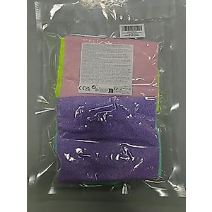 4 Pcs Exfoliating Back Scrubber with Handles,Nylon Back Exfoliator Extended Length Back Washers Stretchable Exfoliating Washcloth Pull Strap Shower Scrubber for Body Cleans Skin Massages for Women Men