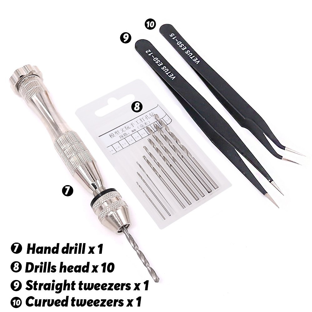 Rustark 27Pcs Modeler Basic Tools Craft Set Hobby Building Tools Kit for Professional Gundam Model Assemble Building