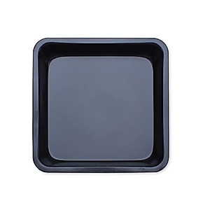 Mttie Baking Pans Set 5-Piece Toaster Oven Pans Bakeware Cooking Includes Nonstick Cake Pans/Loaf Pan/Cupcake Pan/Pizza Pan/Cookie Pan, Carbon Steel Baking Pan Set,Black