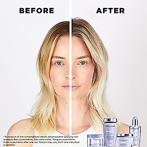 KERASTASE Blond Absolu Cicaflash Conditioner | For Bleached, Highlighted, and Damaged Hair | Repairs and Nourishes | Protects Against Breakage | With Hyaluronic Acid | 2.5 Fl Oz