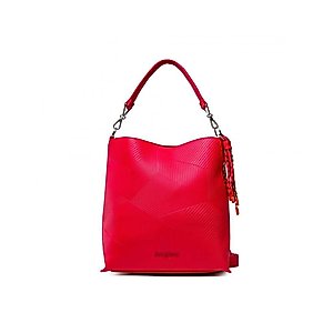 Desigual woMens Casual Shoulder Bag, Red, U US