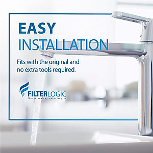 Filterlogic 3US-PF01 Under Sink Water Filter, Replacement for Advanced 3US-PF01, 3US-MAX-F01H, 3US-PF01H, Delta RP78702, Manitowoc K-00337, K-00338, HF20, HF25, HF27, HF25-S, HF20-I, Pack of 1