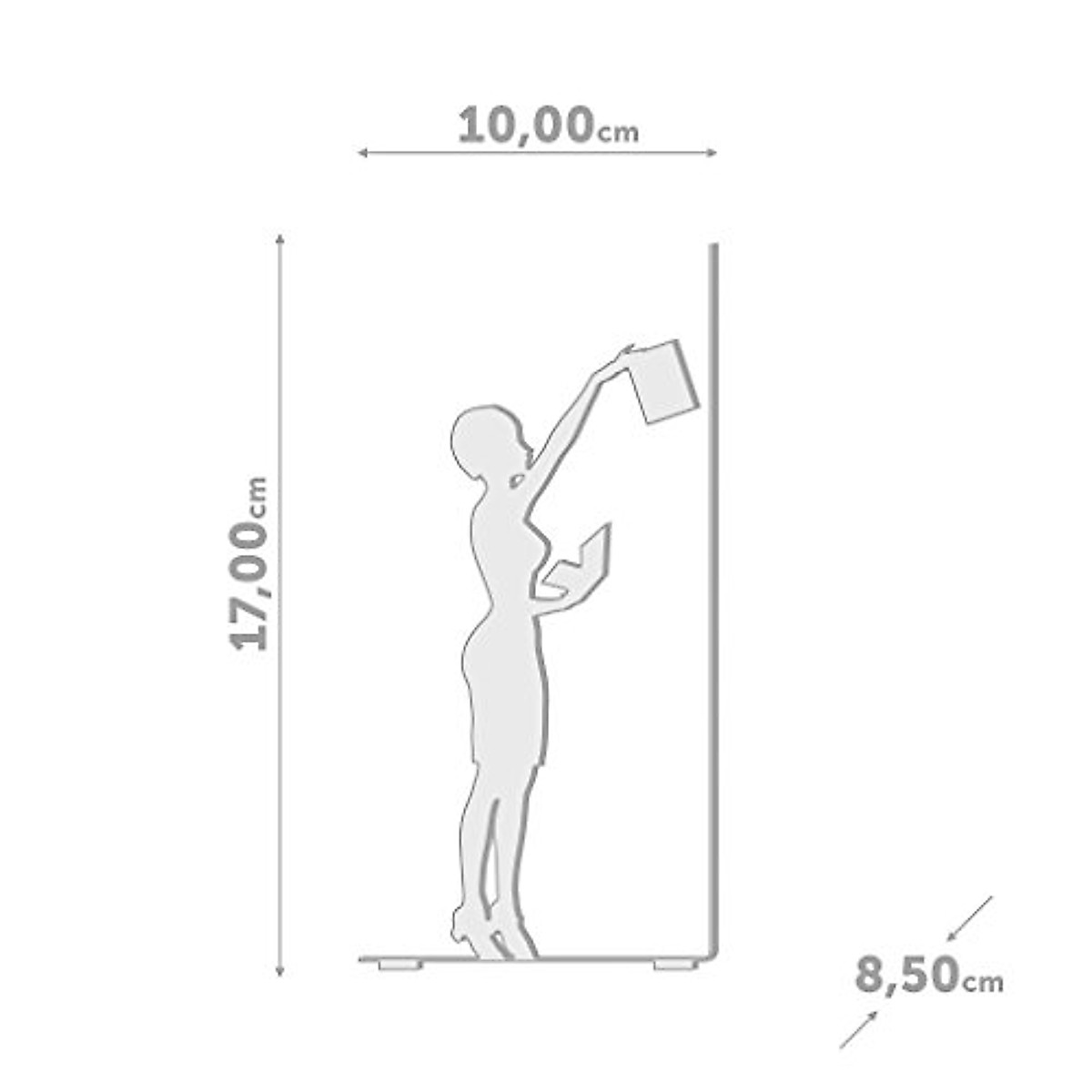 Balvi - The Library Metal bookend.