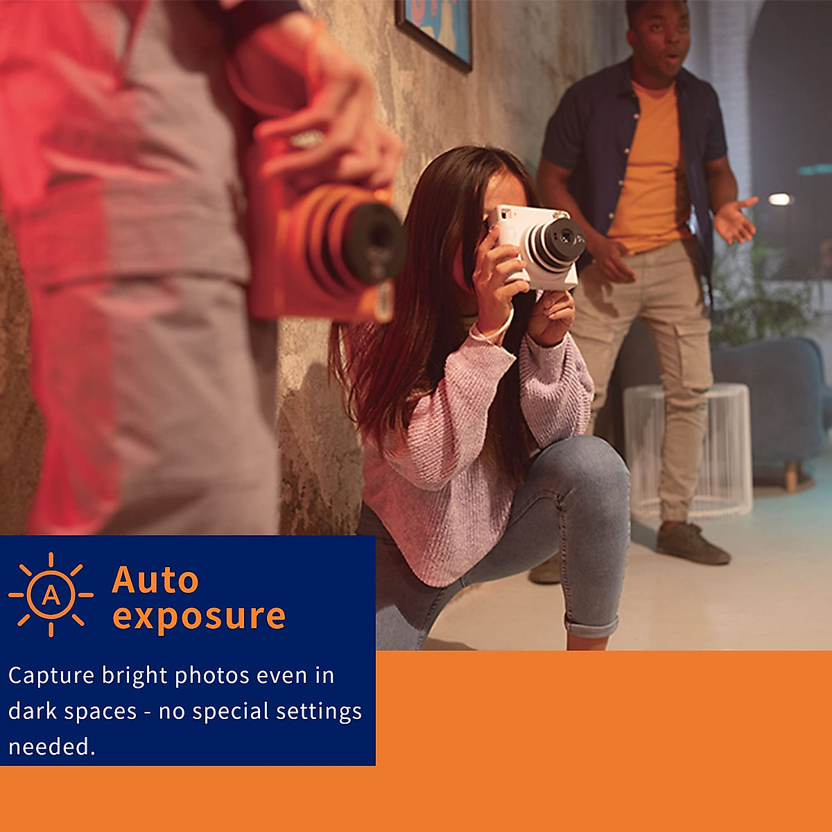 Fujifilm Instax Square SQ1 Glacier Blue Instant Camera + Fuji Instax Square Instant Film + Accessory Bundle