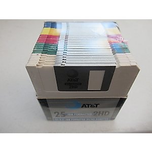 AT&T made by Imation 3.5 - Inch 1.44MB Preformatted IBM 100-Pack