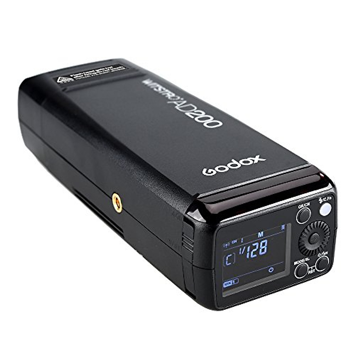 Godox AD200 200Ws 2.4G TTL Speedlite Flash Strobe 1/8000 HSS Monolight with 2900mAh Lithium Battery and Bare Bulb Flash Head to Provide 500 Full Power Flashes Recycle in 0.01-2.1 Second