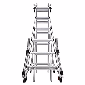 Little Giant Ladders, Epic, M26, 26 ft, Multi-Position Ladder, Aluminum, Type 1A, 300 lbs weight rating, (16826-818)