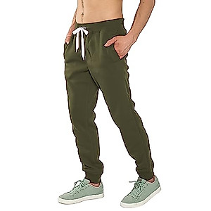 Southpole Men's Basic Active Fleece Jogger Pants-Regular and Big & Tall Sizes, OV (A), 3XL