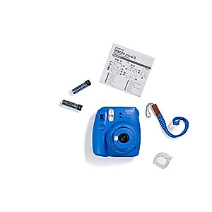 Fujifilm Instax Mini 9 Instant Camera, Cobalt Blue