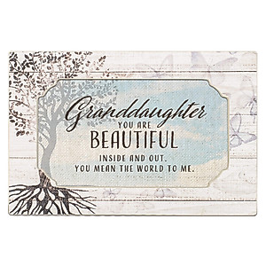 Cottage Garden Granddaughter Beautiful Butterfly Tree Decoupage Petite Music Box Plays Wonderful World