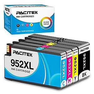 PACITEK Compatible 952XL Ink Cartridge use with HP Officejet Pro 7740 Printer 8710 8715 8725 8720 8715 Printers Ink Cartridges