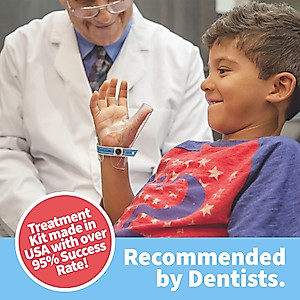 TGuard AeroThumb Sucking Stopper Kit - Ideal Prevention, Solution & Gentle Thumb Guard with Materials Designed for Babies, Toddlers, & Kids - w/ 30 Bracelets - Small (Ages 4 under, less than 40 lbs)