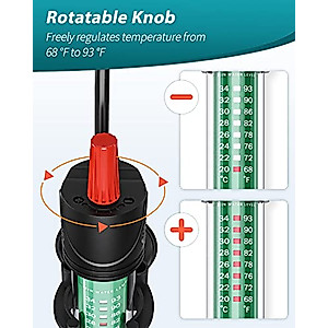 Uniclife 100 Watt Aquarium Heater with Thermometer, Fish Tanks Heater for 10-25 Gallon