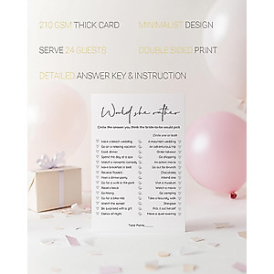 Vusnud Bridal Shower Games, for Wedding Bachelorette Party Games Supplies