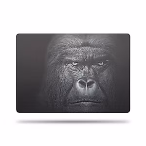 MightySkins Skin Compatible with Apple MacBook Air 15'' M2/M3 (2024) Full Wrap Kit - Mono Gorilla | Protective, Durable, and Unique Vinyl Decal wrap Cover | Easy to Apply | Made in The USA
