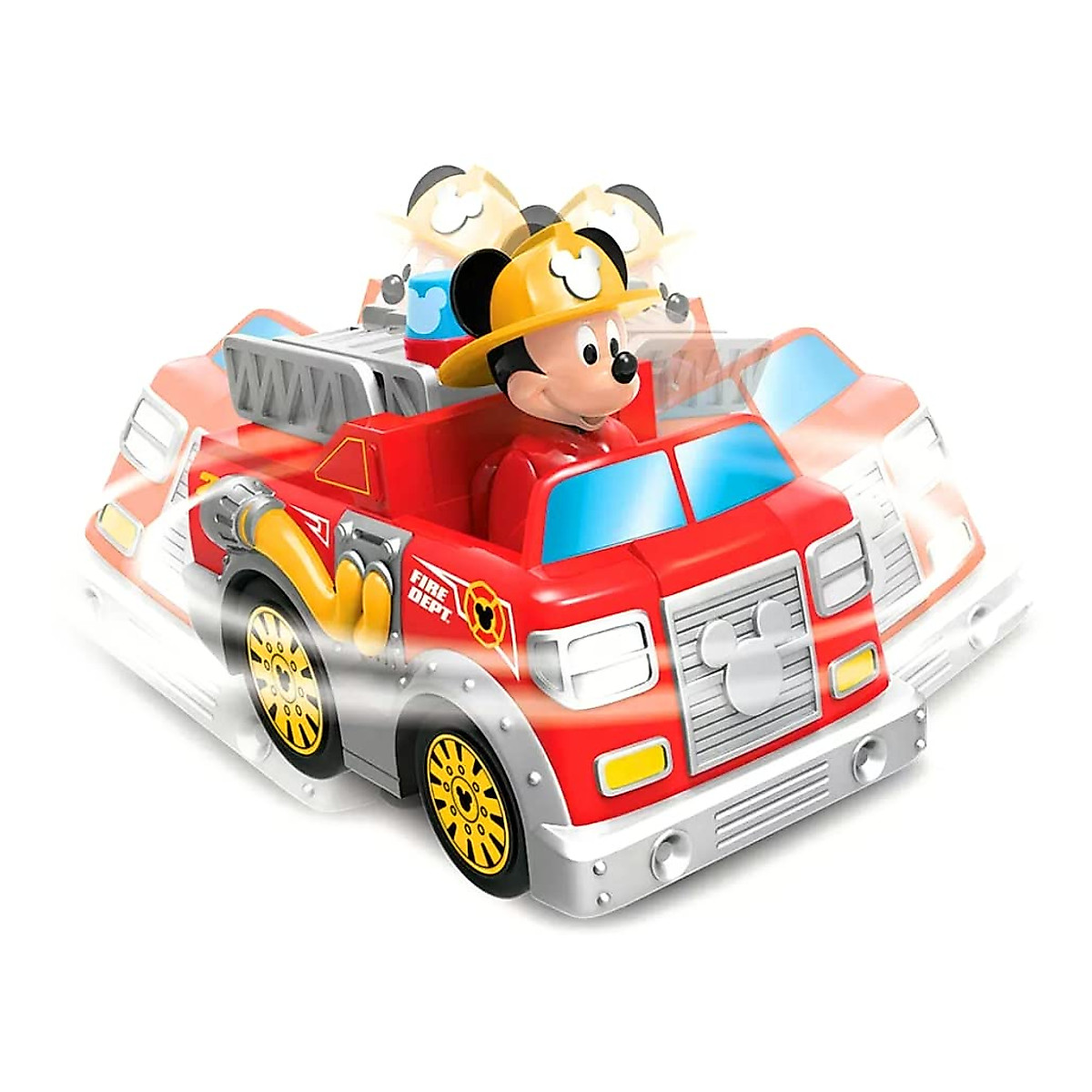 Disney Junior Mickey's 5.5" Full-Function Remote Control Firetruck, R/C Vehicle, Children Ages 3 Years and up