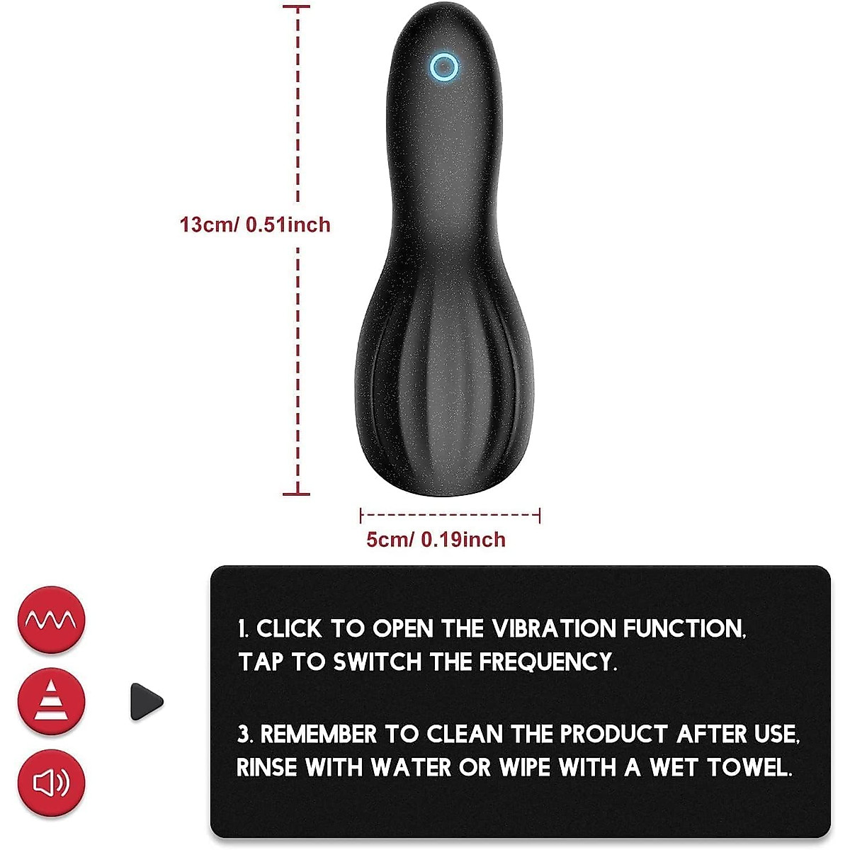 pawsey Male Masturbator Electric Pocket Unisex Masturbator Dual-Use Vagina Mode Penis Stimulation Toy with Thrust Rotating Hoody Sex T-Shirt Sex Toy Black 85k