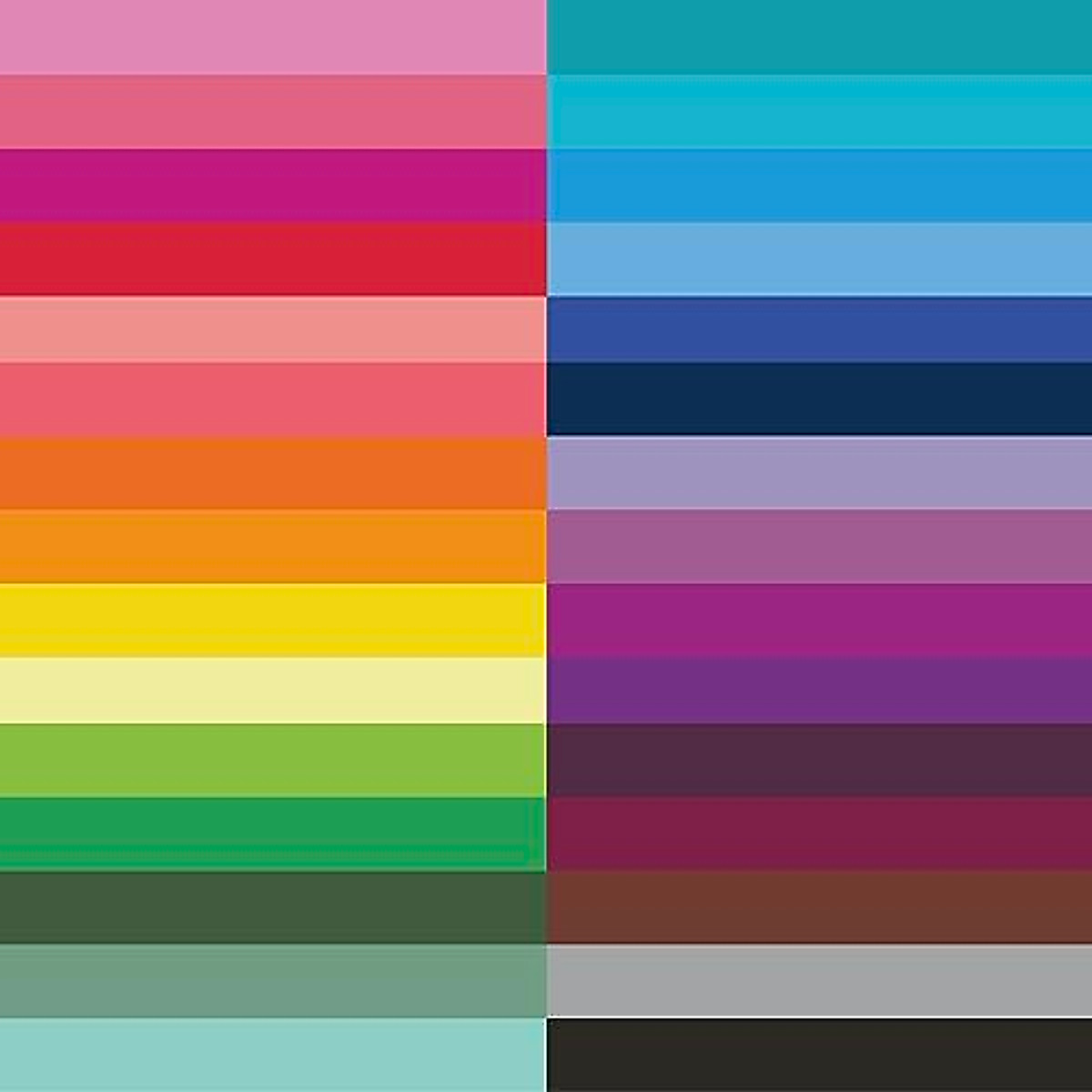 Tulip One-Step Tie-Dye Refills, Color Wheel, Permanent Fabric Dye, 30 Pack