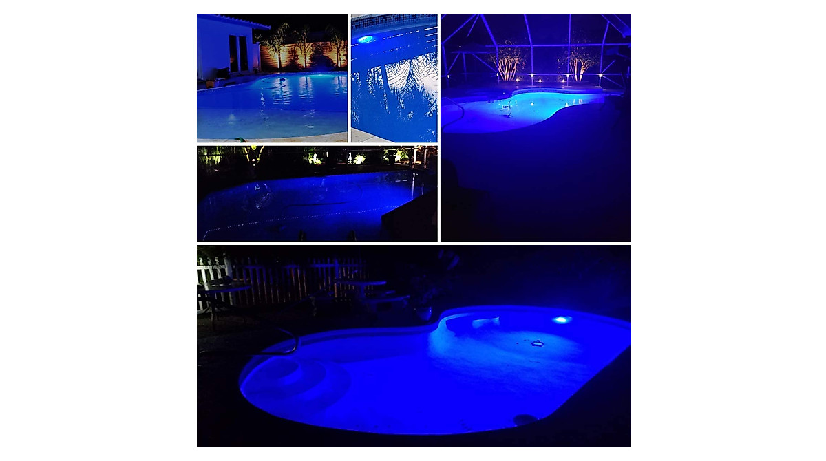 XIUBE 120V Blue Pool LED Light Bulb - Bright & Energy Saving