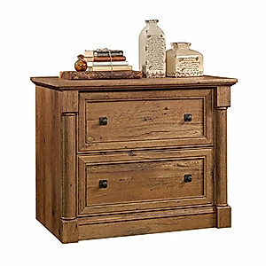 Sauder Palladia File Cabinet, Vintage Oak finish