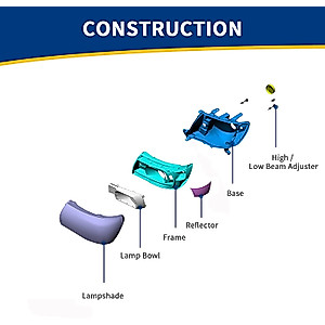 AUTOSAVER88 Headlight Assembly Compatible with 2004 2005 2006 2007 2008 Ford F-150 Passenger and Driver side Chrome Housing