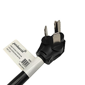 Parkworld 885422 Adapter Cord NEMA 10-30P Male to L6-20R Female, 20A, 250V, 1.5FT