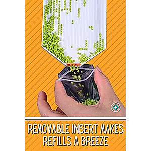 Bead Organizer Used for Diamond Painting Storage Tray with Lid and Funnel Insert, Large Art Bead Storage Container for Diamond Dot, Rhinestones, or Beads