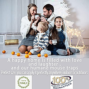 Humane Mouse Traps no Kill，Live Mouse Trap，Catch and Release That Works for Indoor/Outdoor 2 Pack Green and Brown，Kids and Pets Safe，Easy to Set/Clean，Reusable for Small Voles、Hamsters、Moles。