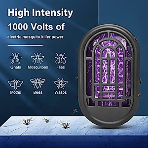 Bug Zapper Mosquito Killer Zapper Electric Portable Indoor Plug-in for Mosquitos Files Gnats Insects Trap