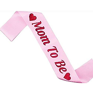 Shimmer Anna Shine Baby Shower Sash (Pink)