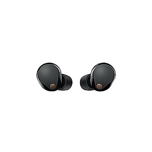 Sony WF-1000XM5 The Best Truly Wireless Bluetooth Noise Canceling Earbuds Headphones with Alexa Built in, Black (Renewed)