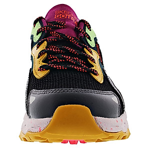 Skechers Women's Go Run Trail Altitude-Backwoods Trail Running Shoes, Black/Multi, 7M