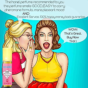 Haniel Pheromone Oil Perfume for Women Fragrances Oils, Feromonas Para Atraer Hombres, Pharamon Perfume for Women, Perfume Con Feromonas Para Mujeres