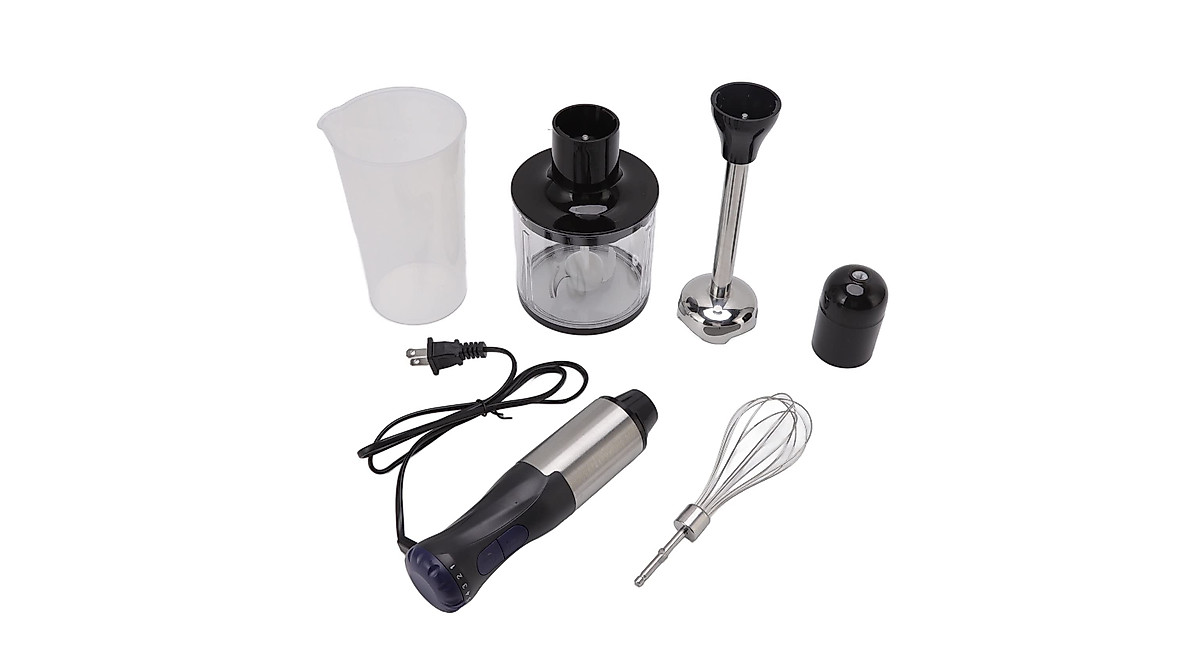 4 in 1 Food Processor Blender - Powerful Hand Blender with 5 Gears