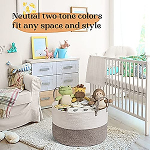 luxury little Diaper Caddy Organizer for Baby Boy and Girl and XXXL Nursery Storage Basket