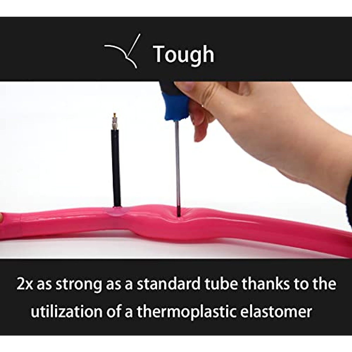 2 Pack Bike Tube 700x18/32C Presta Valve, Road Bicycle Inner Tubes with Tire Levers and Strips, 700C Bike Tube Compatible with 700x18C 700x20C 700x21C 700x23C 700x25C 700x28C 700x30C 700x32C Tire