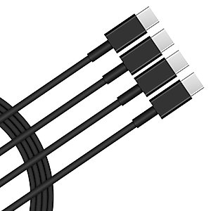 Works by Tek Styz PRO 5ft USB-C Cable Compatible with Your Sennheiser Momentum True Wireless 3 Hi Powered Cable (Black 1.5M)